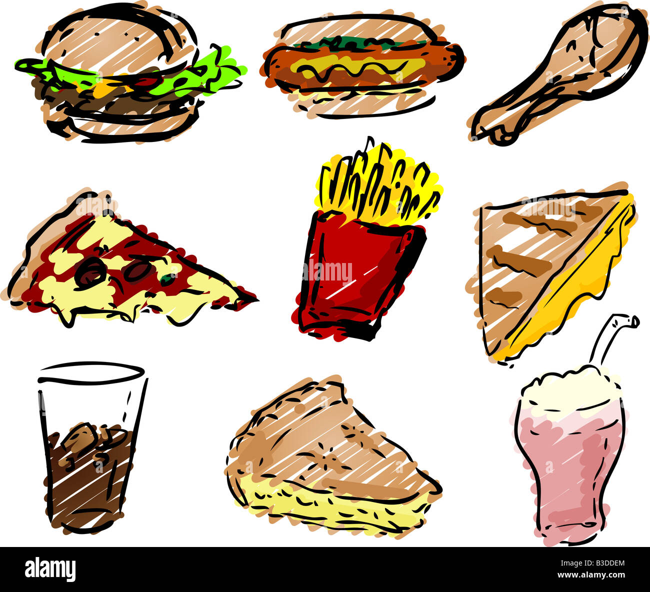 Assorted icons hi-res stock photography and images - Alamy