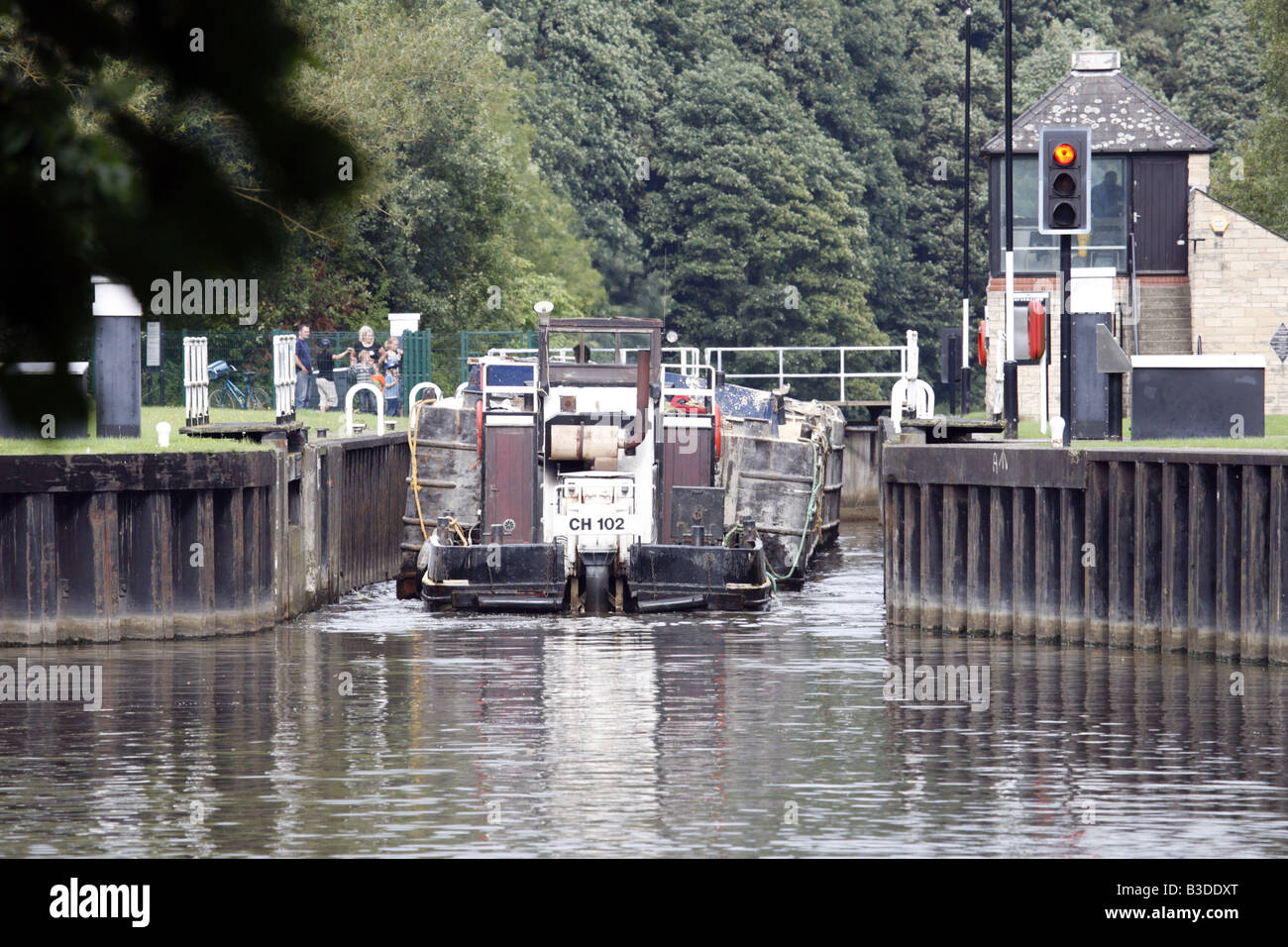 Sprotbrough Lock South Yorkshire Navigation Stock Photo - Alamy