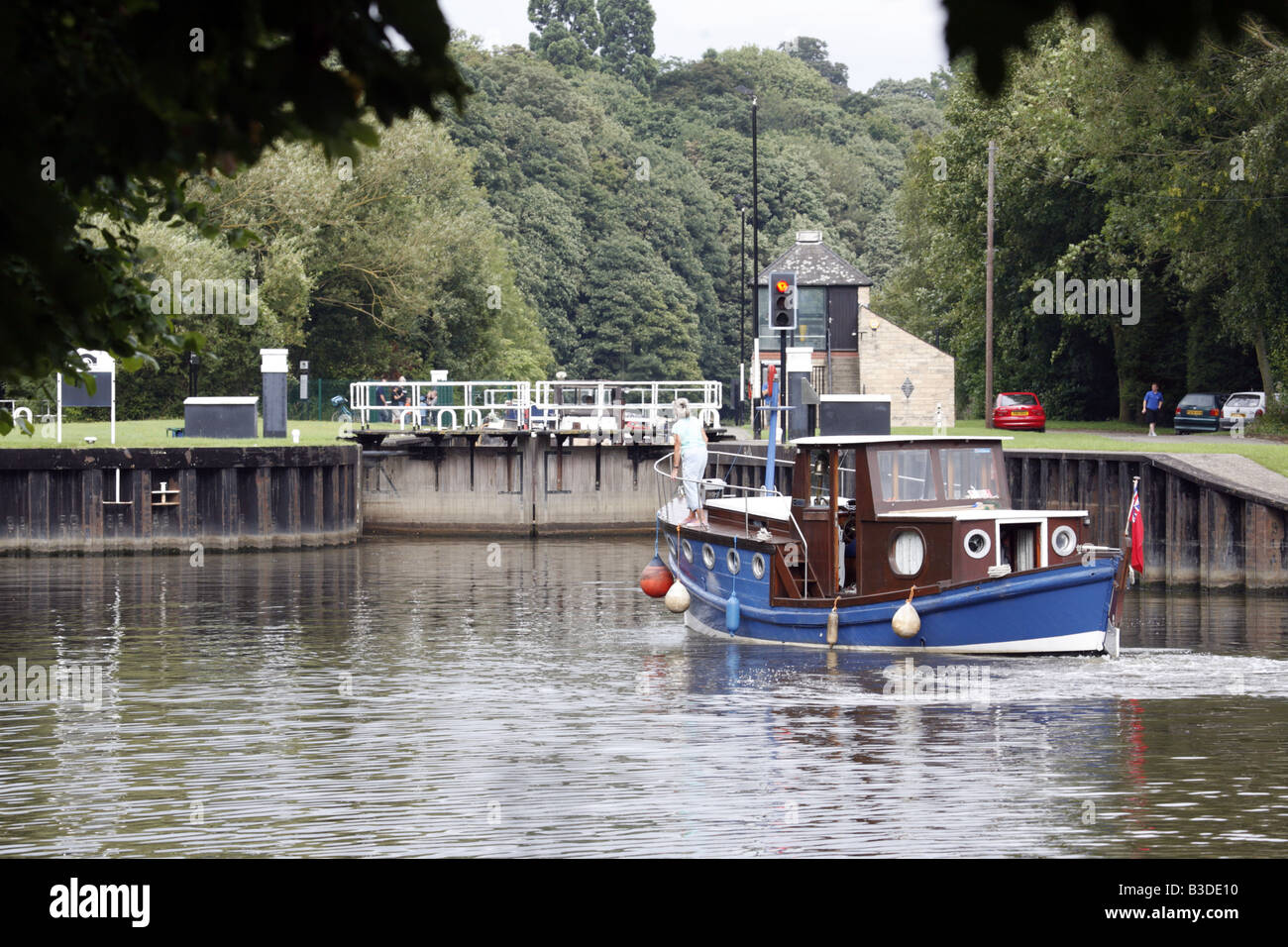 Sprotbrough Lock South Yorkshire Navigation Stock Photo - Alamy