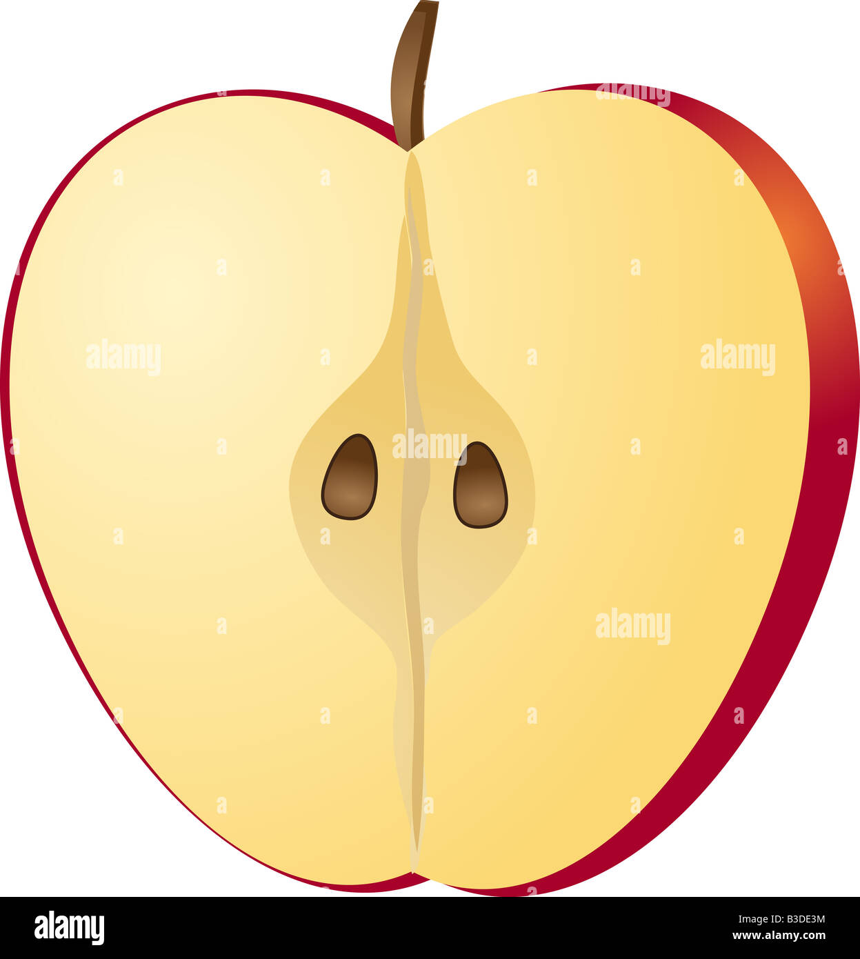 Apple illustration hi-res stock photography and images - Alamy