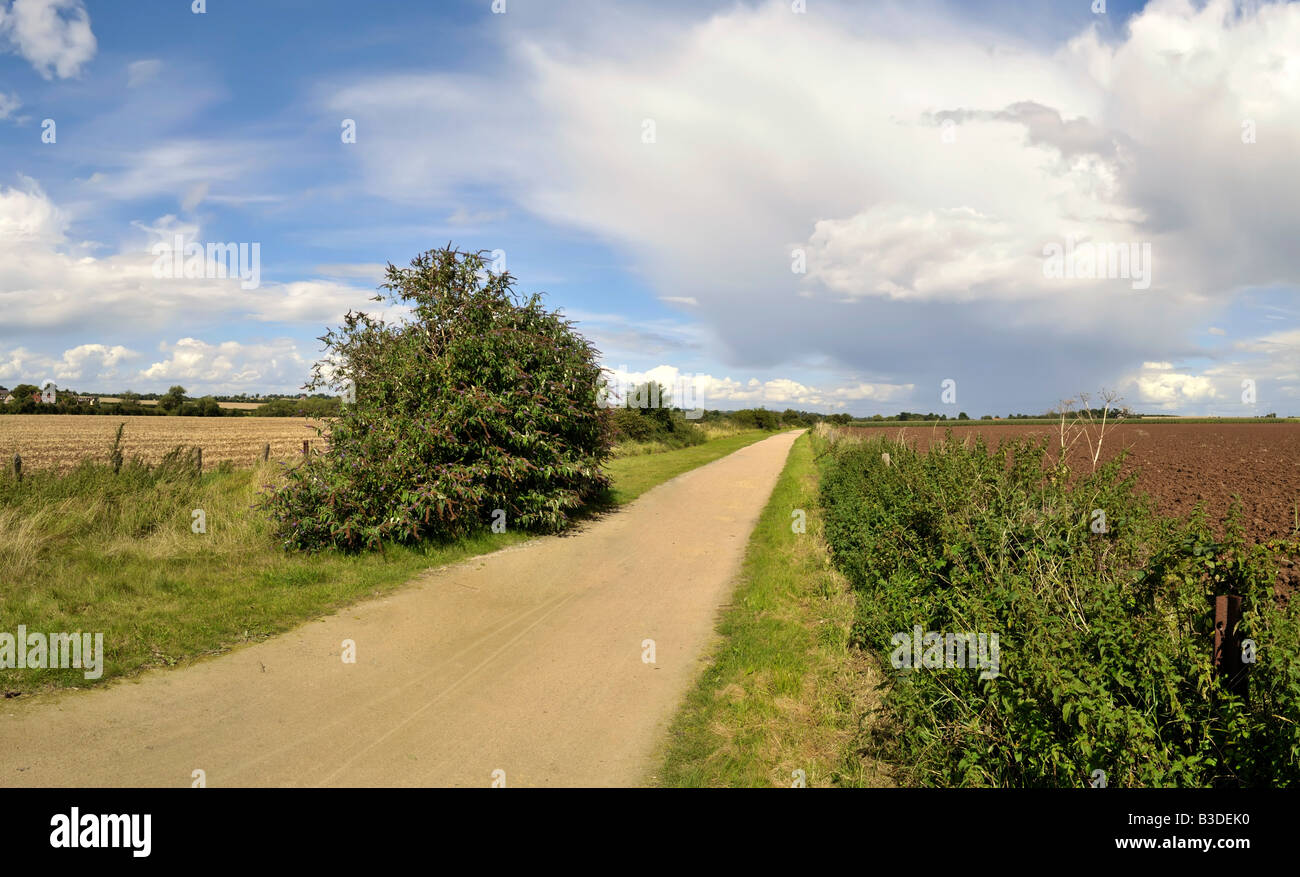 footpath and cycleway the greenway disused and converted railway line ...