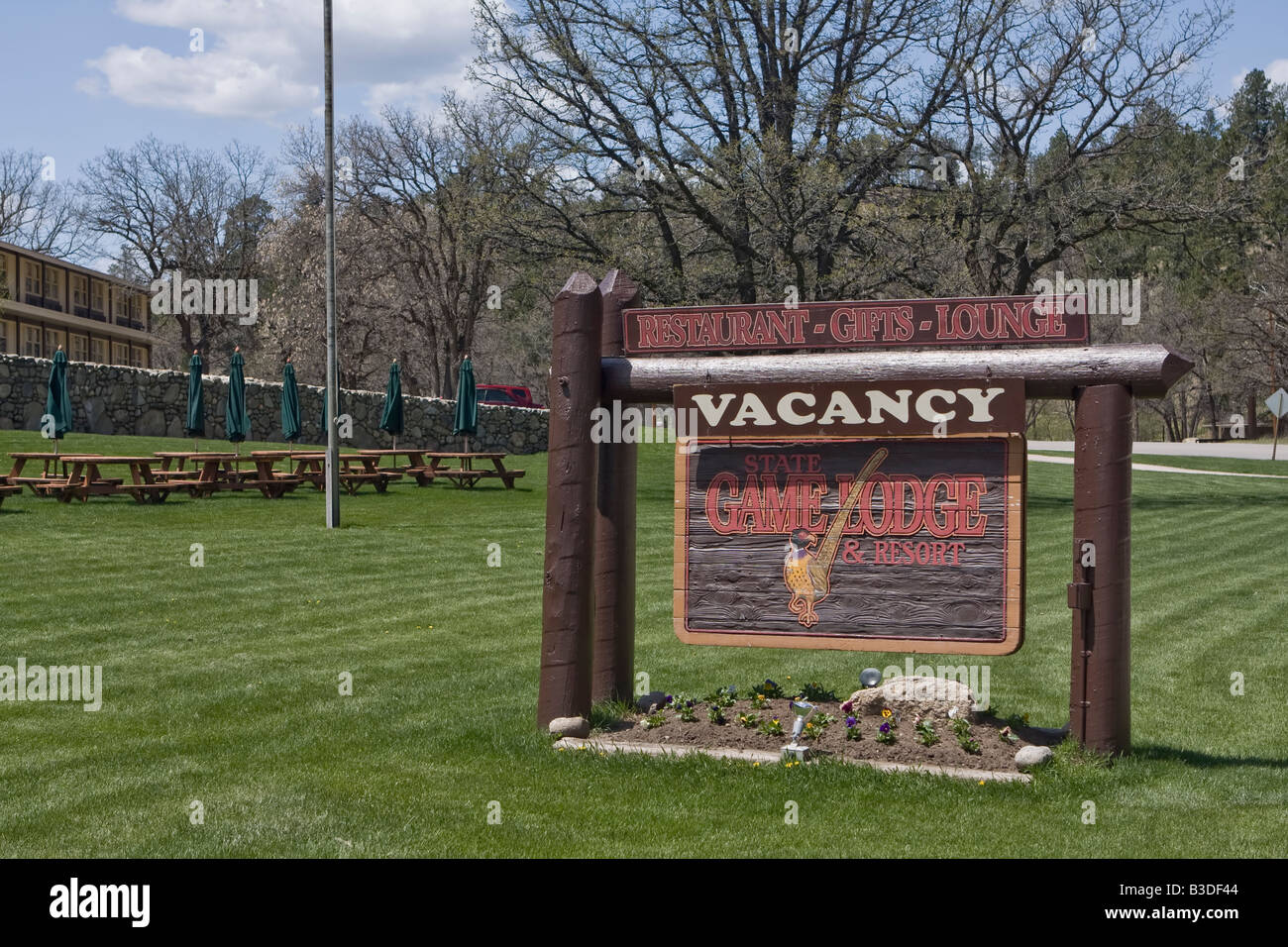 Custer state park sign hi-res stock photography and images - Alamy