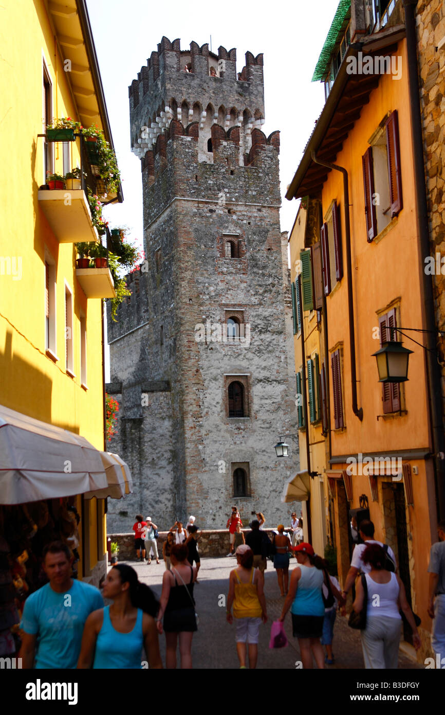 Scaliger Castle Sirmione, Italy August, 2008 Stock Photo - Alamy