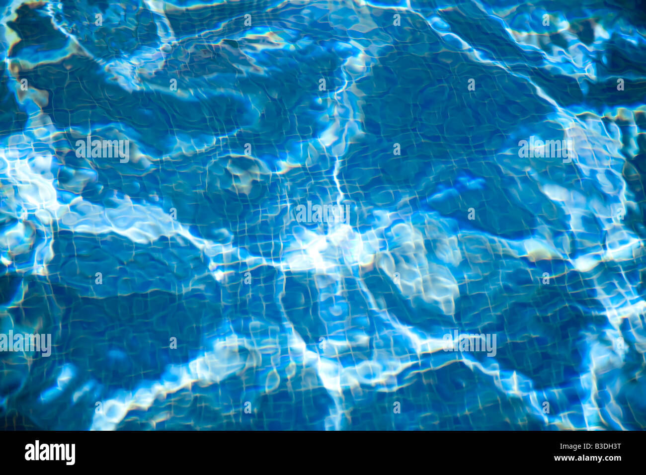 Light patterns on a swimming pool Stock Photo - Alamy