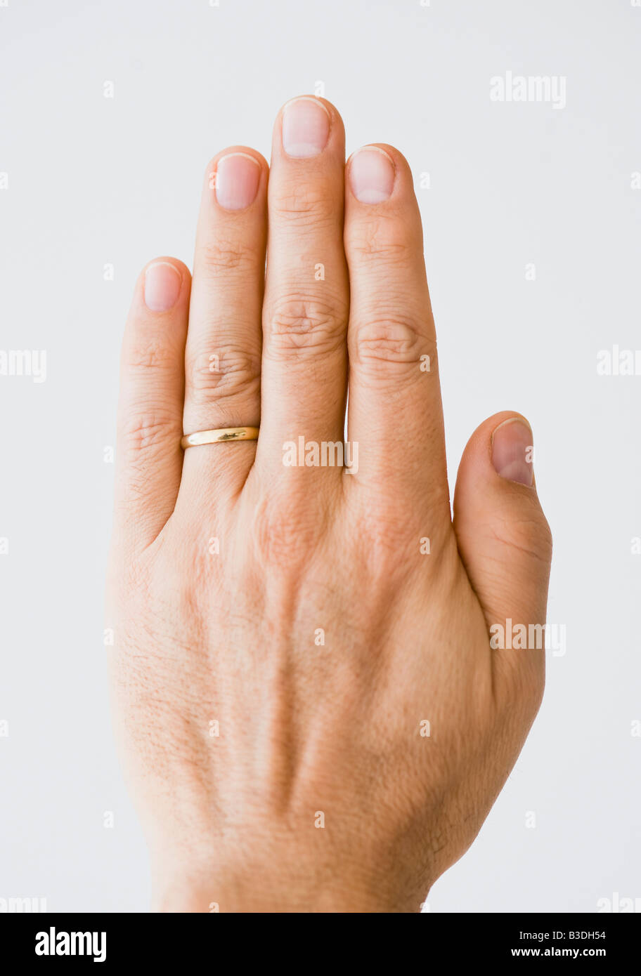 Hand wearing ring hi-res stock photography and images - Alamy