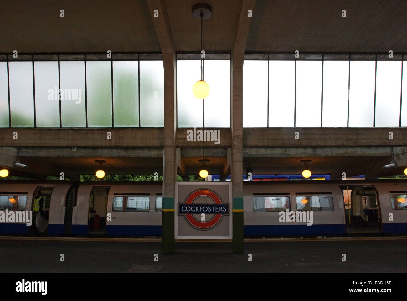 Cockfosters London Underground Station Piccadilly line terminus Stock ...