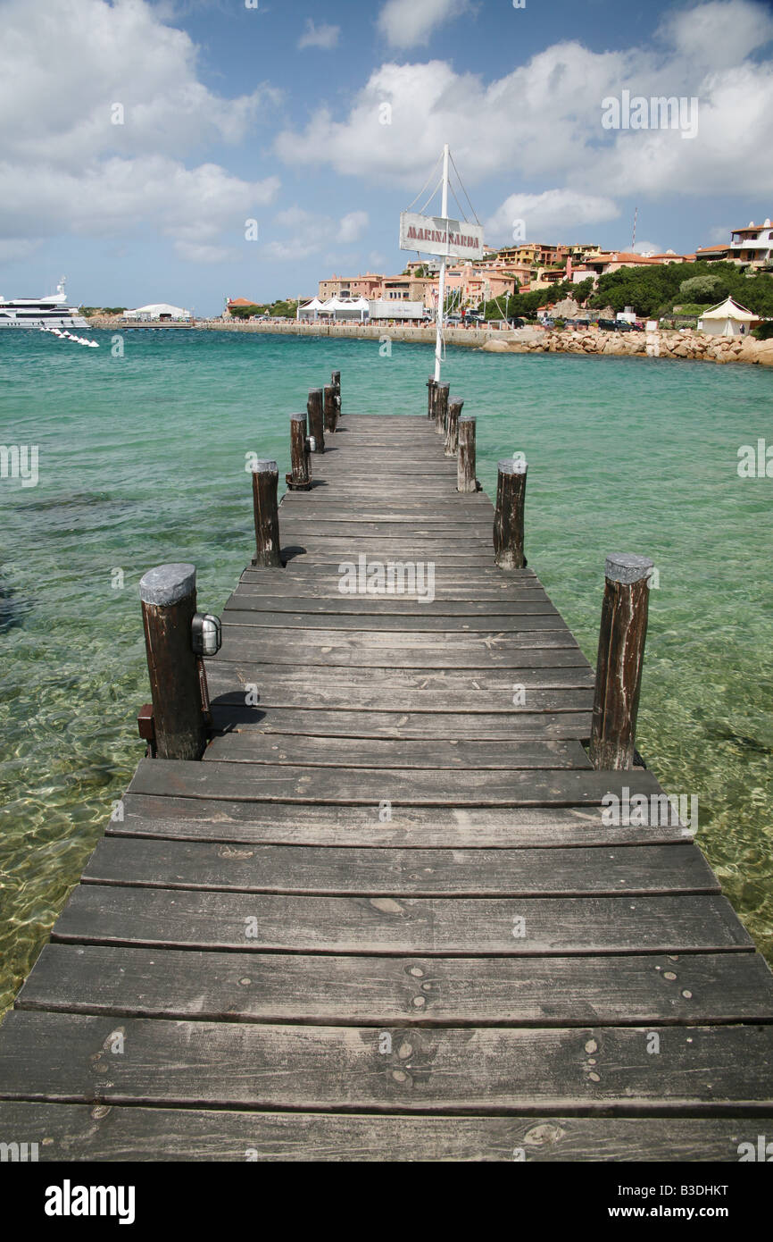 A jetty in Porto Cervo Sardinia Italy Stock Photo - Alamy