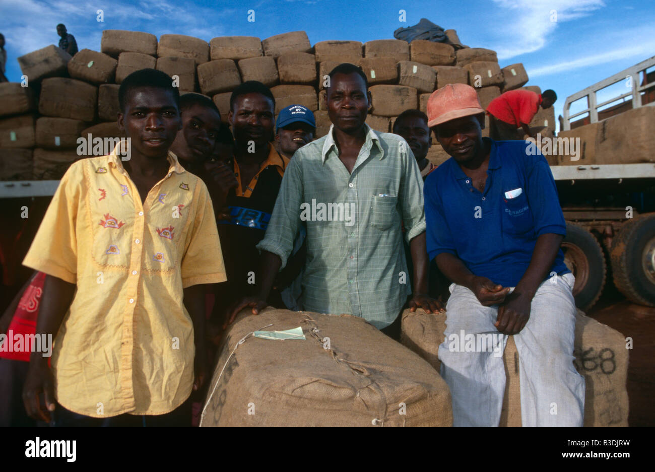 Logistic workers in Rwanda Stock Photo - Alamy