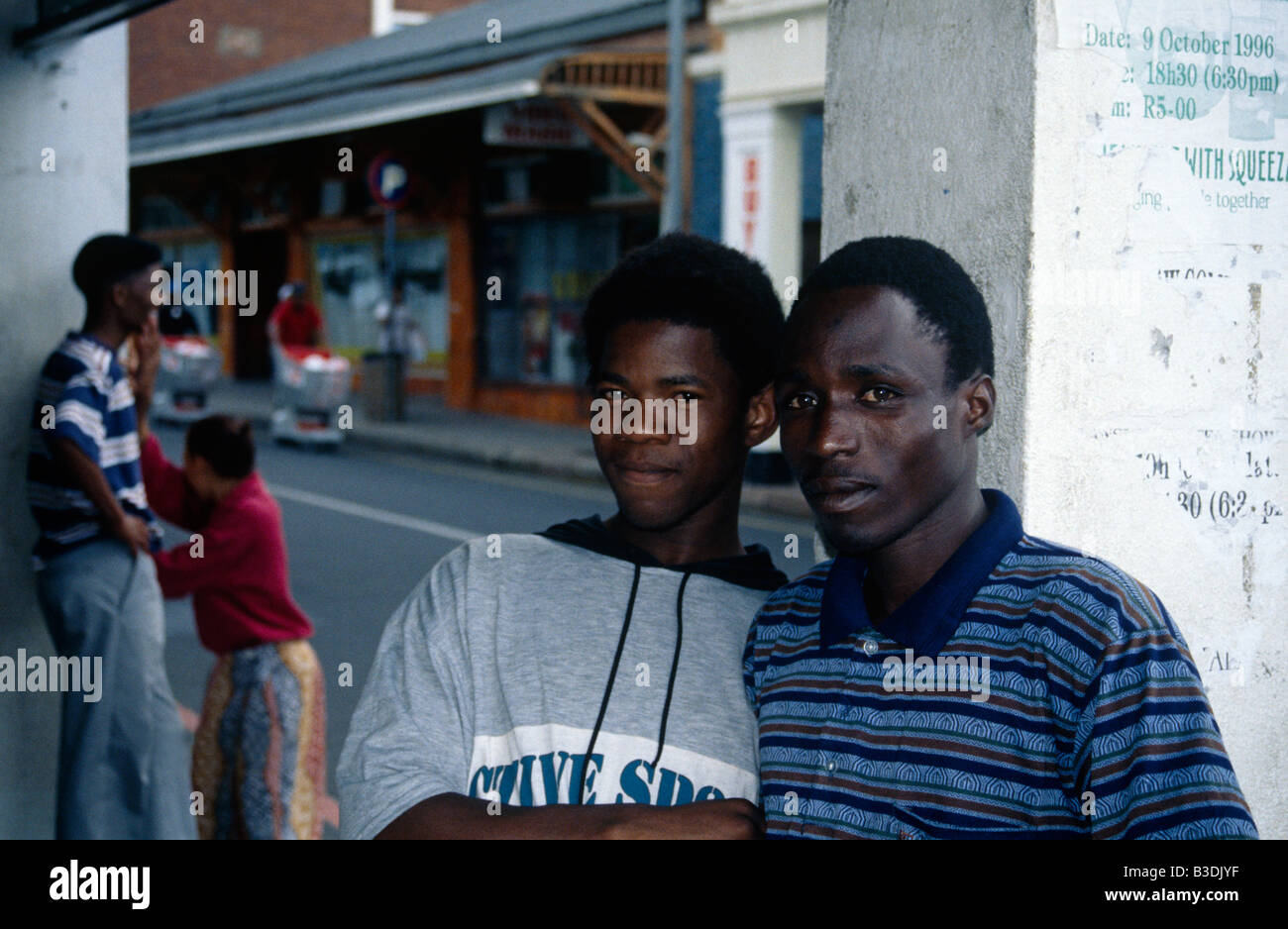 Local men in South Africa Stock Photo - Alamy