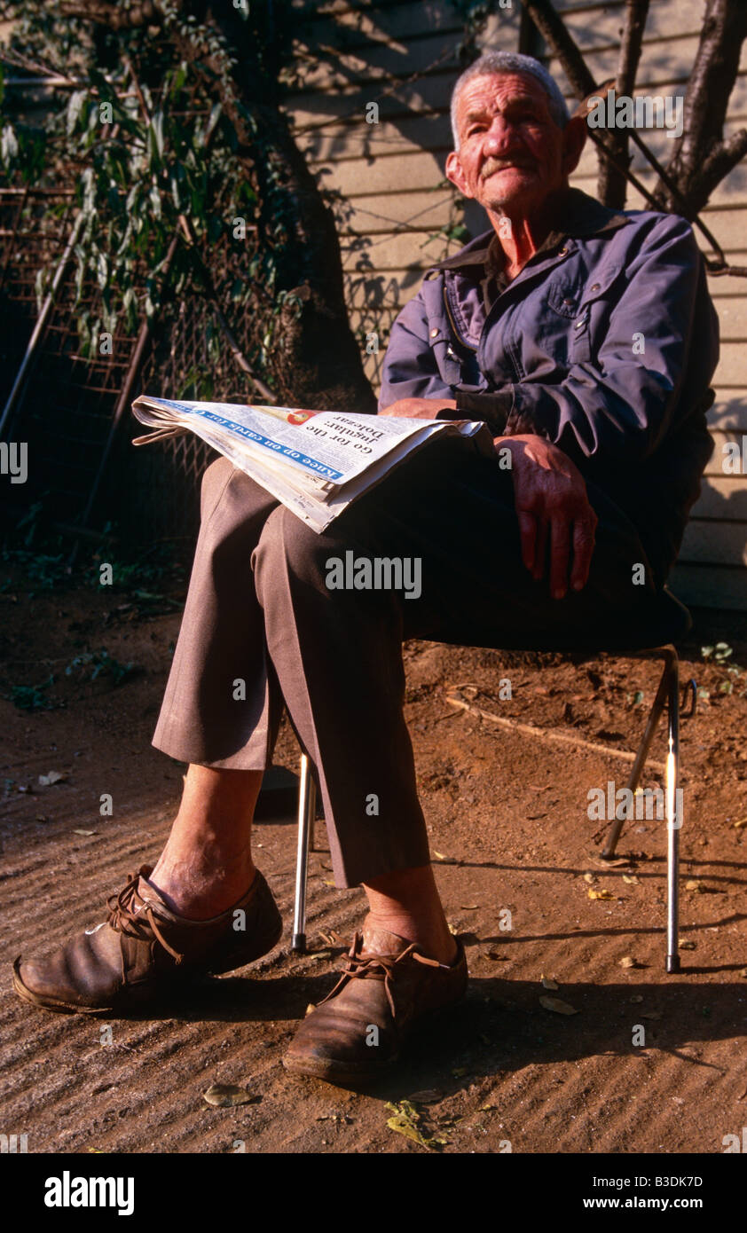 White man in South Africa Stock Photo - Alamy