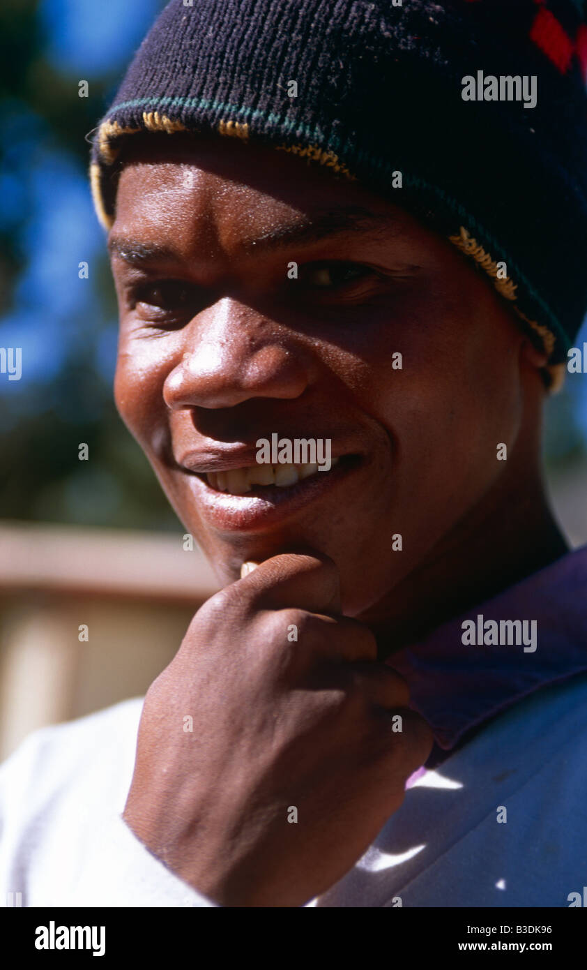 Teenage boy in South Africa Stock Photo - Alamy
