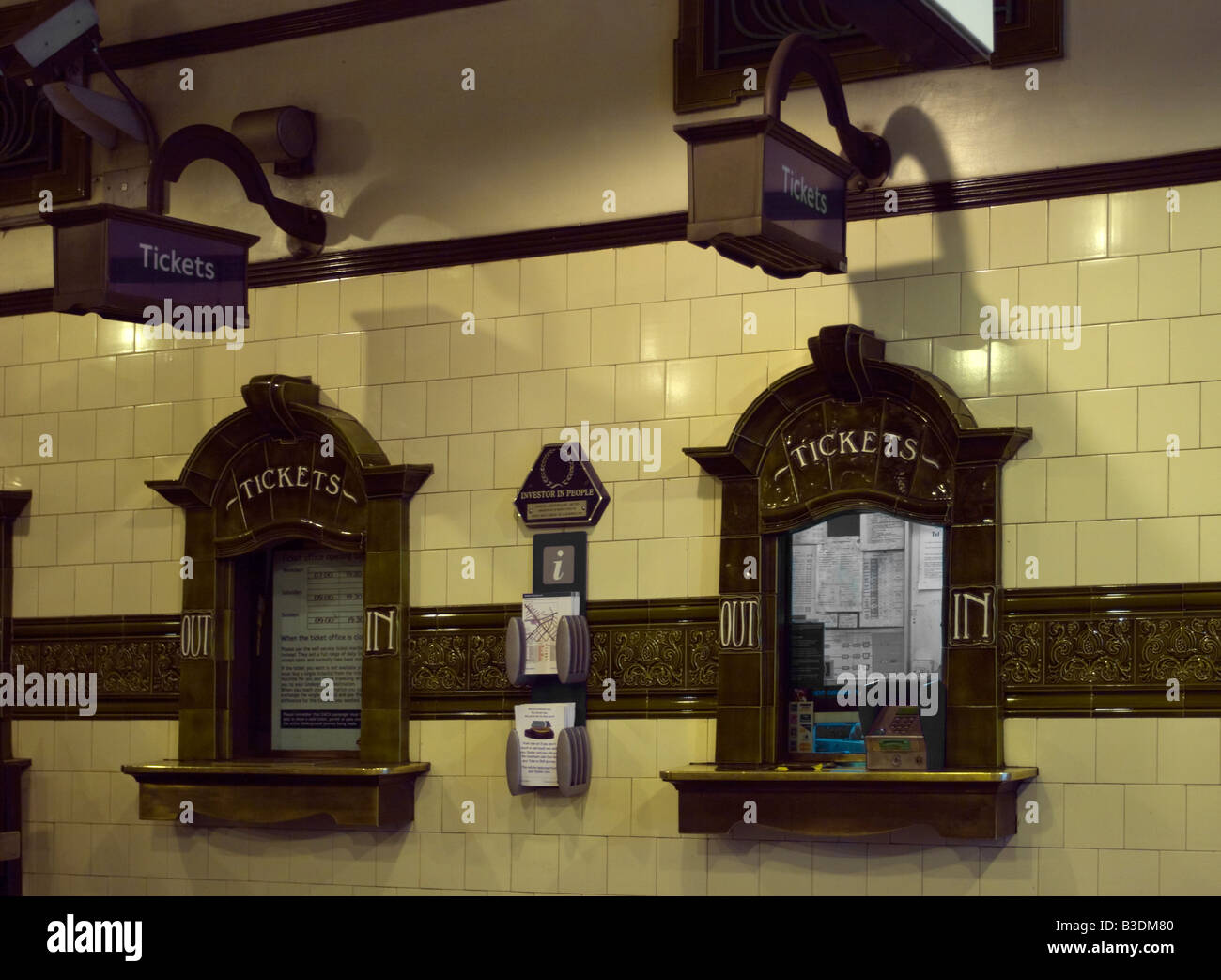 Old Fastion Train Ticket Counter