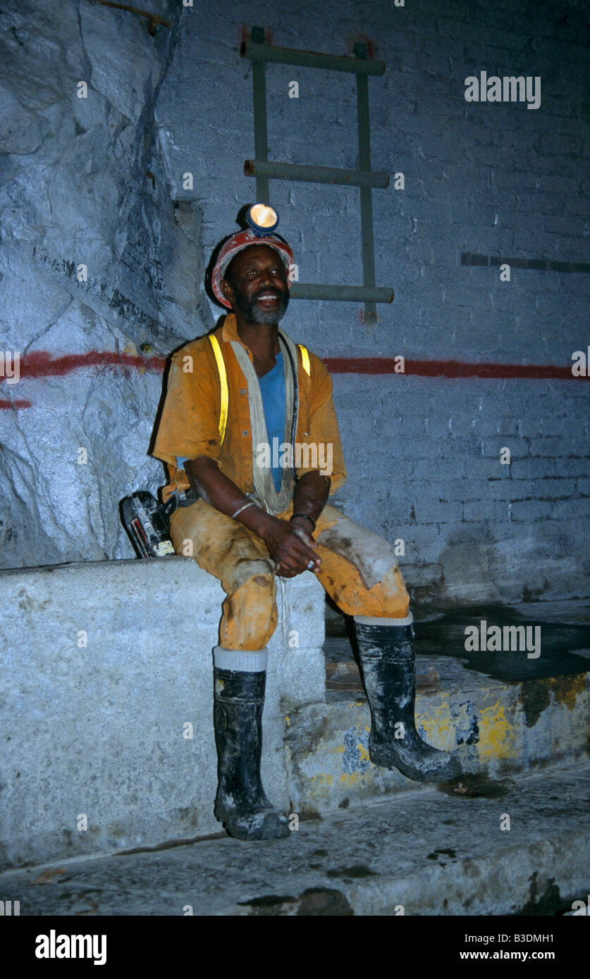 A diamond miner in South Africa Stock Photo - Alamy