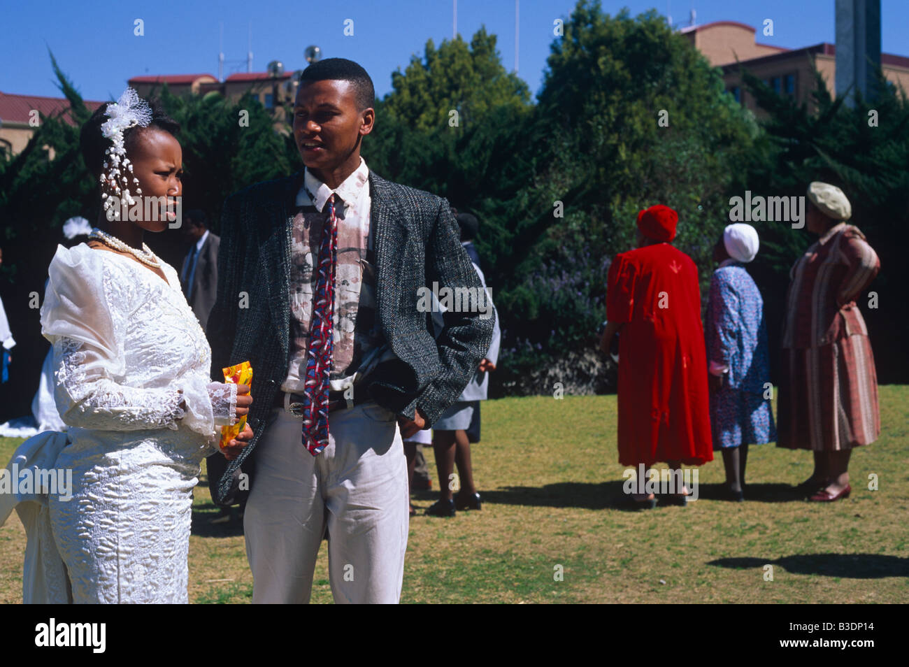 Guests at a wedding party in Johannesburg, South Africa Stock Photo - Alamy