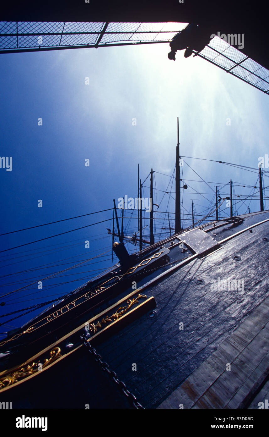 The Cutty Sark ship in Greenwich, London Stock Photo - Alamy