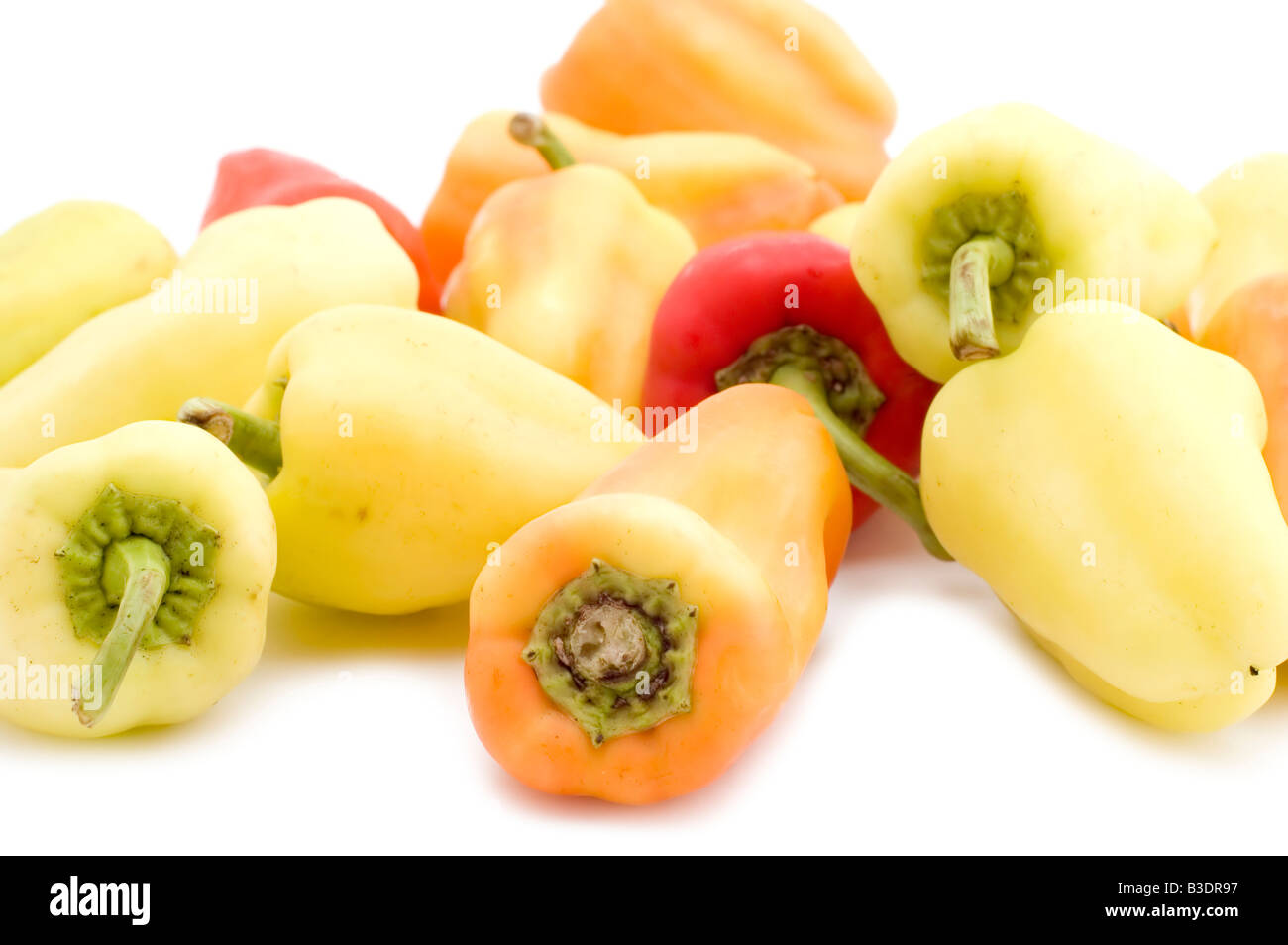 object on white raw food pepper Stock Photo - Alamy