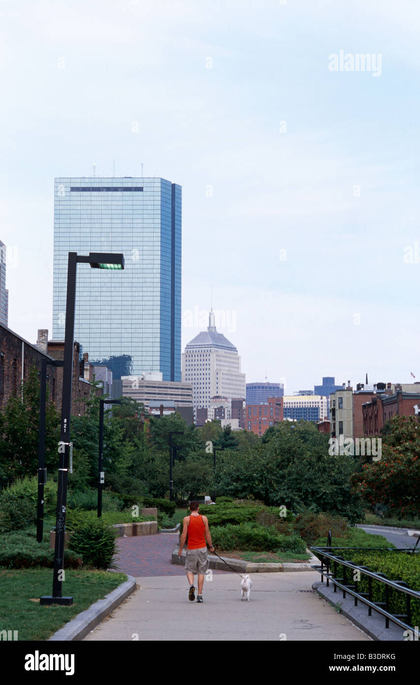 Urban scene in Boston, USA Stock Photo - Alamy
