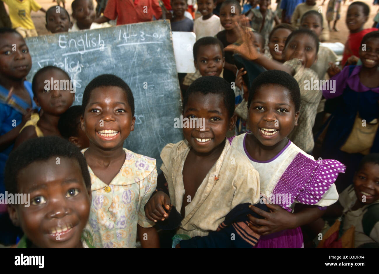 Children at a school in Uganda Stock Photo - Alamy