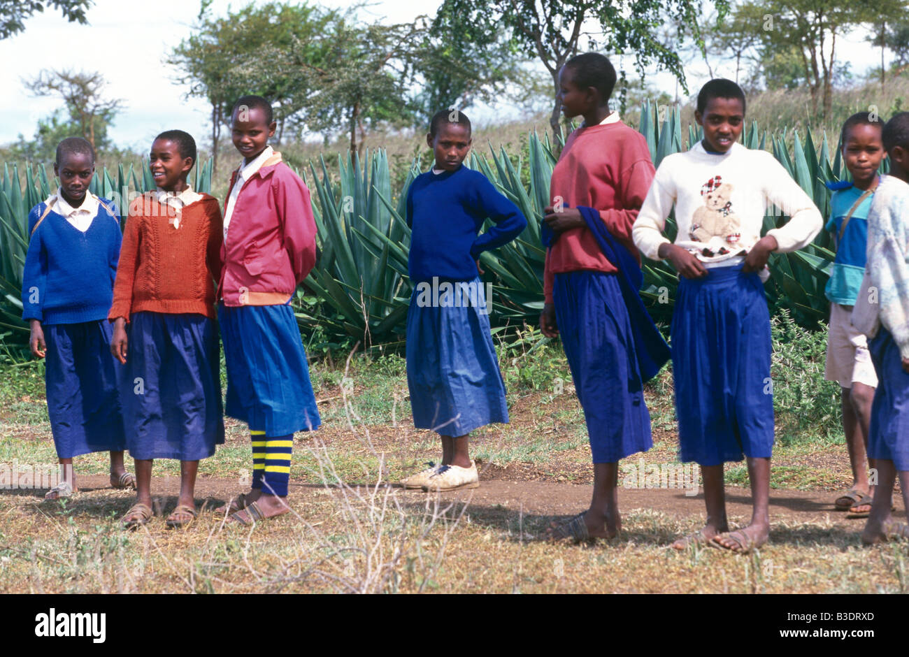 Ugandan school uniform hi-res stock photography and images - Alamy