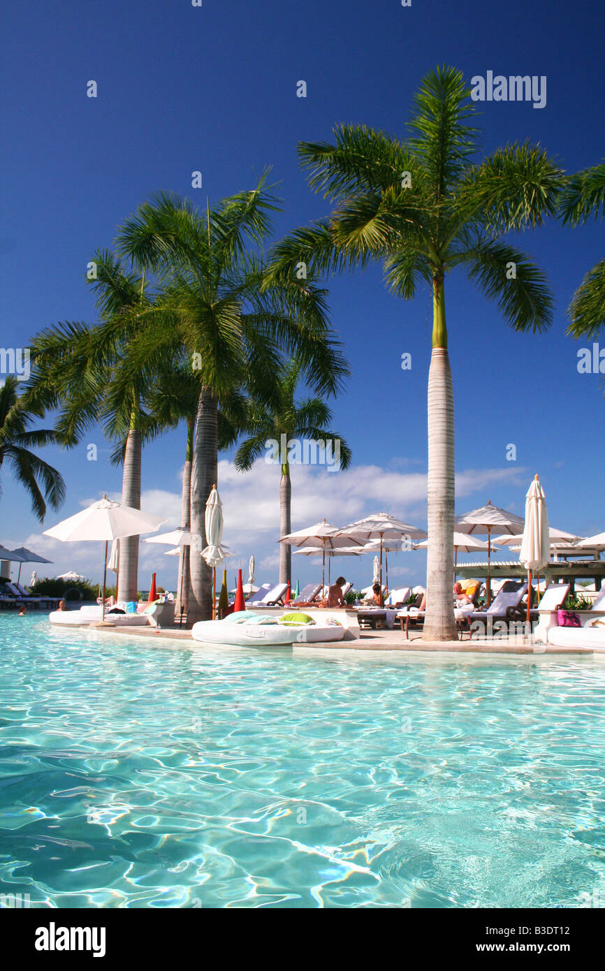Relaxing by the glorious pool at The Regent Grand in Turks and Caicos ...