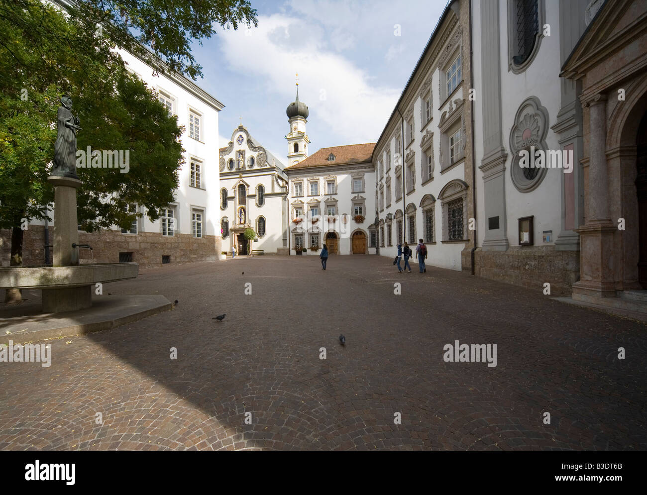 Hall in Tirol town Austria Stock Photo - Alamy