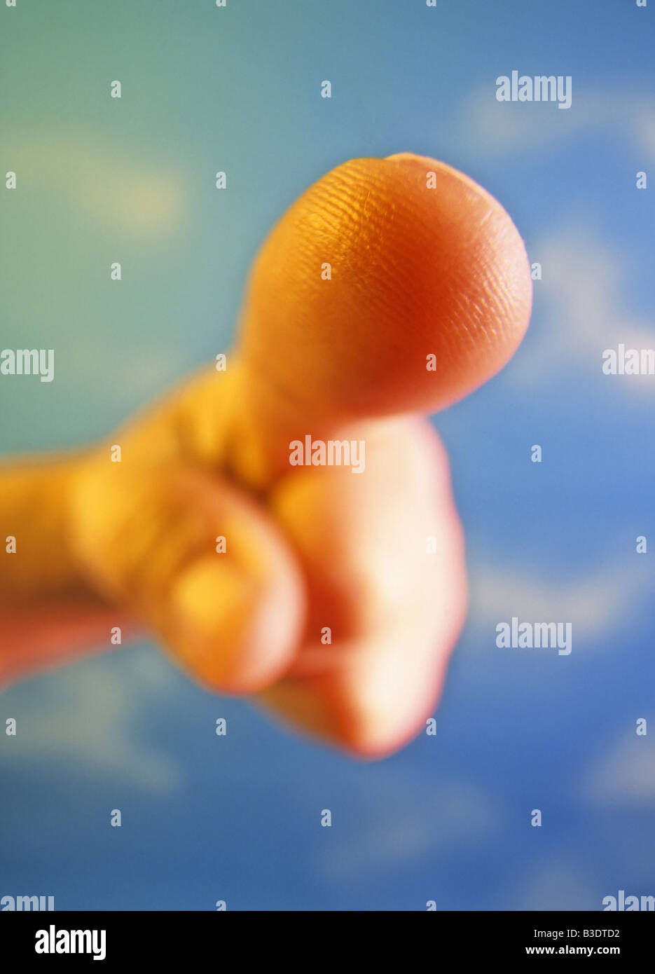 Body part finger pointing Stock Photo - Alamy
