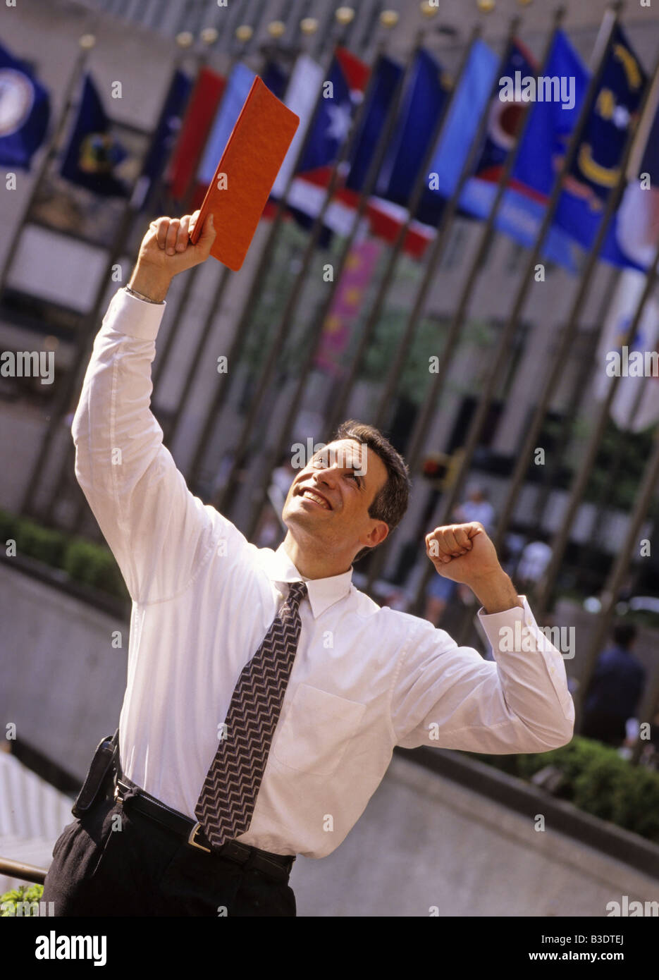 Businessman contract success Stock Photo - Alamy