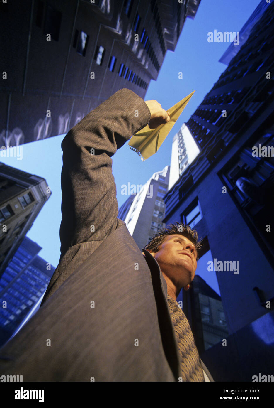 Paper plane throwing competition hi-res stock photography and images ...
