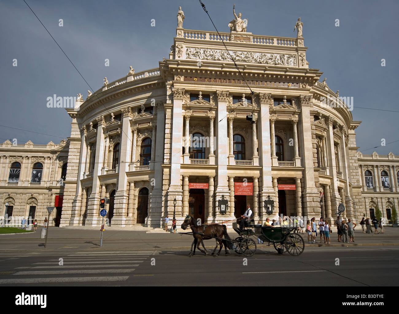 Austria Vienna Hofburgtheater theatre Stock Photo - Alamy
