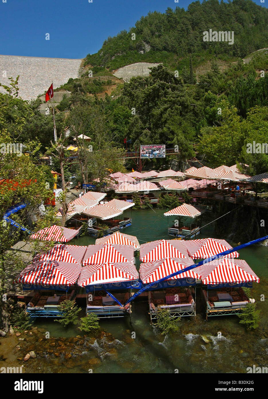 Caglar Koprubasi Picnic on Dimcayi River Turkey Stock Photo - Alamy