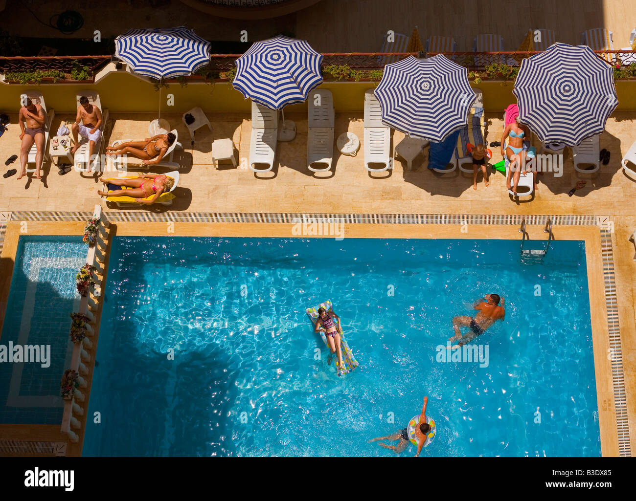 By a pool Turkey Stock Photo - Alamy