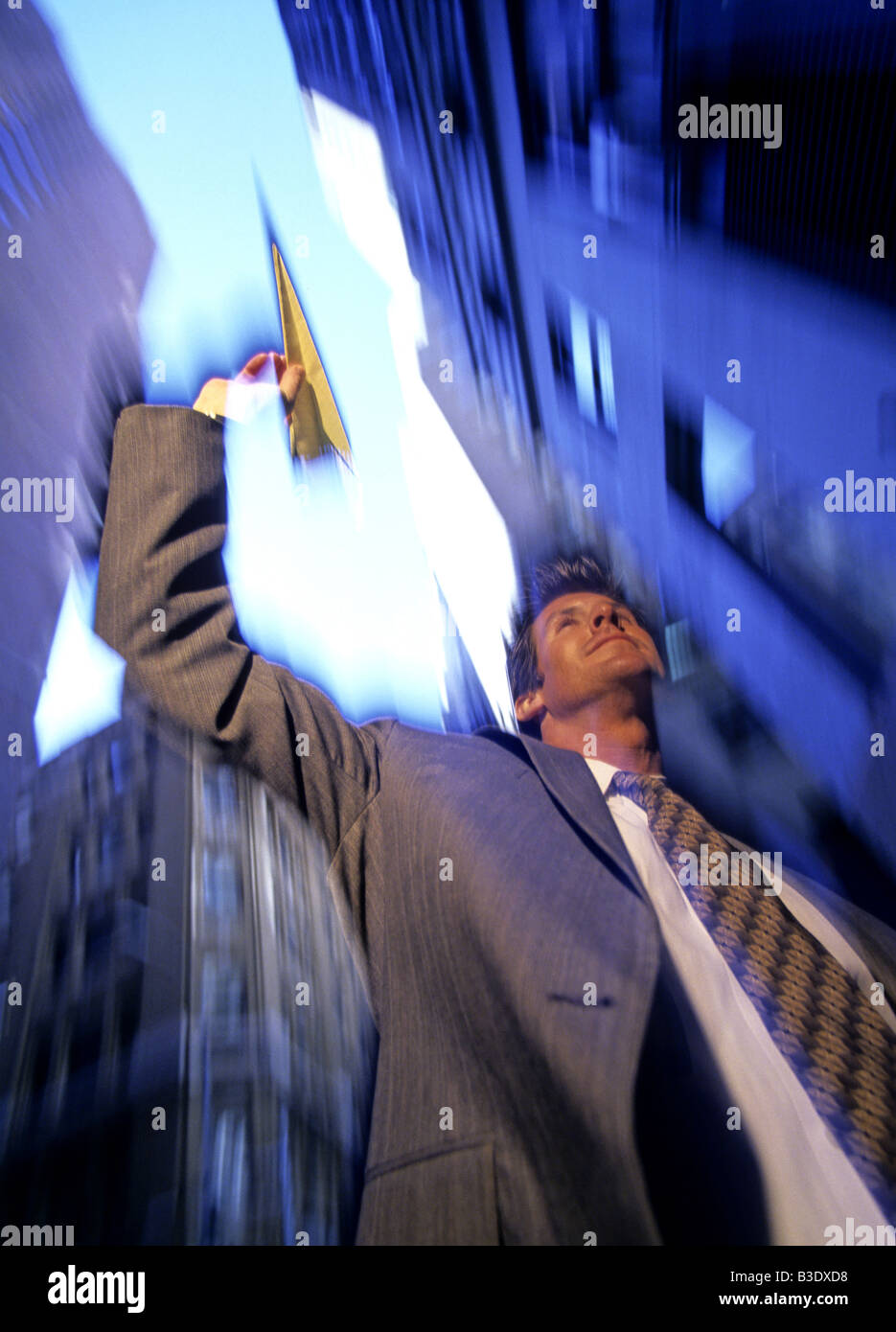 Paper plane throwing competition hi-res stock photography and images ...