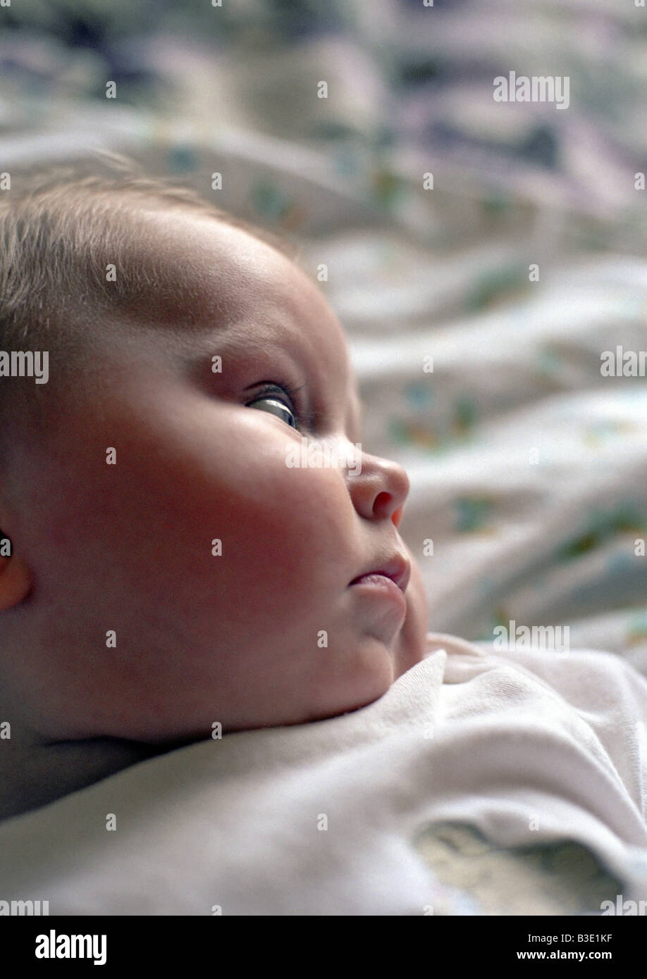baby child profile Stock Photo - Alamy