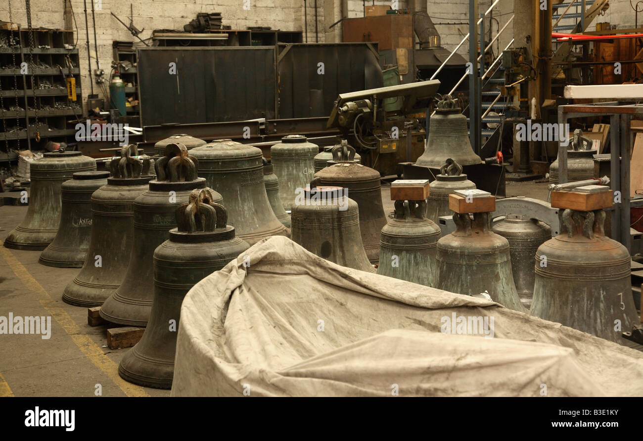 Bells factory hi-res stock photography and images - Alamy