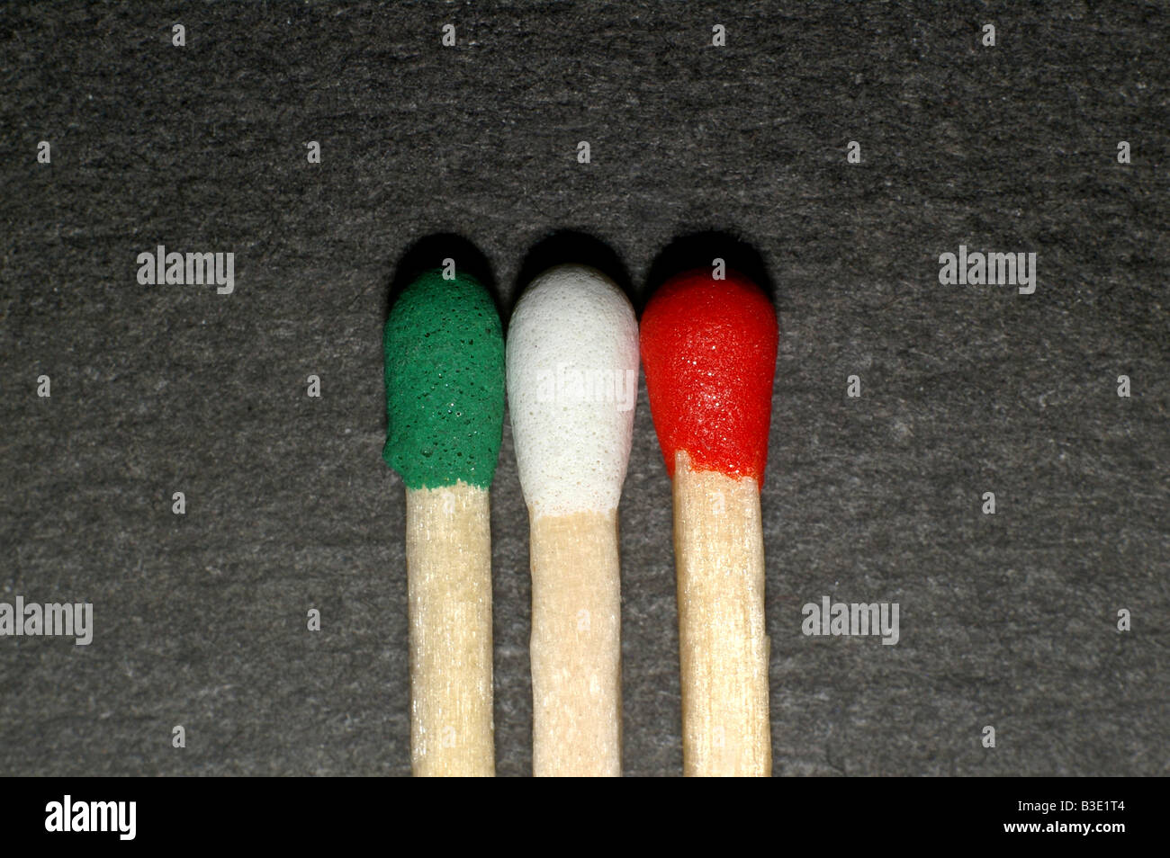 Italian flag in matches Stock Photo - Alamy
