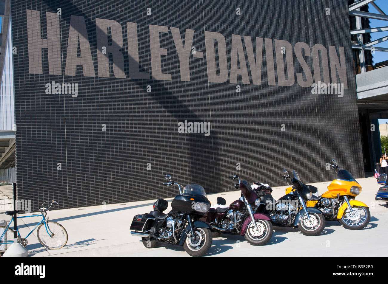 Harley Davidson Museum Sign in Milwaukee Stock Photo - Alamy