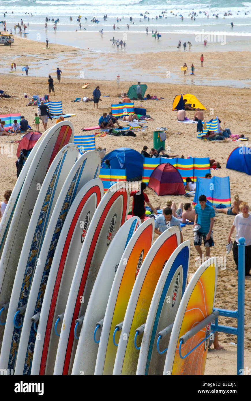 Surfing fistral hi-res stock photography and images - Alamy