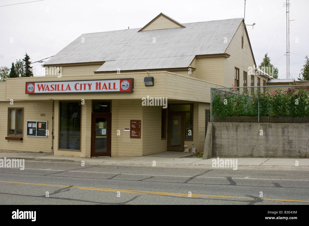 Wasilla city hall hi-res stock photography and images - Alamy