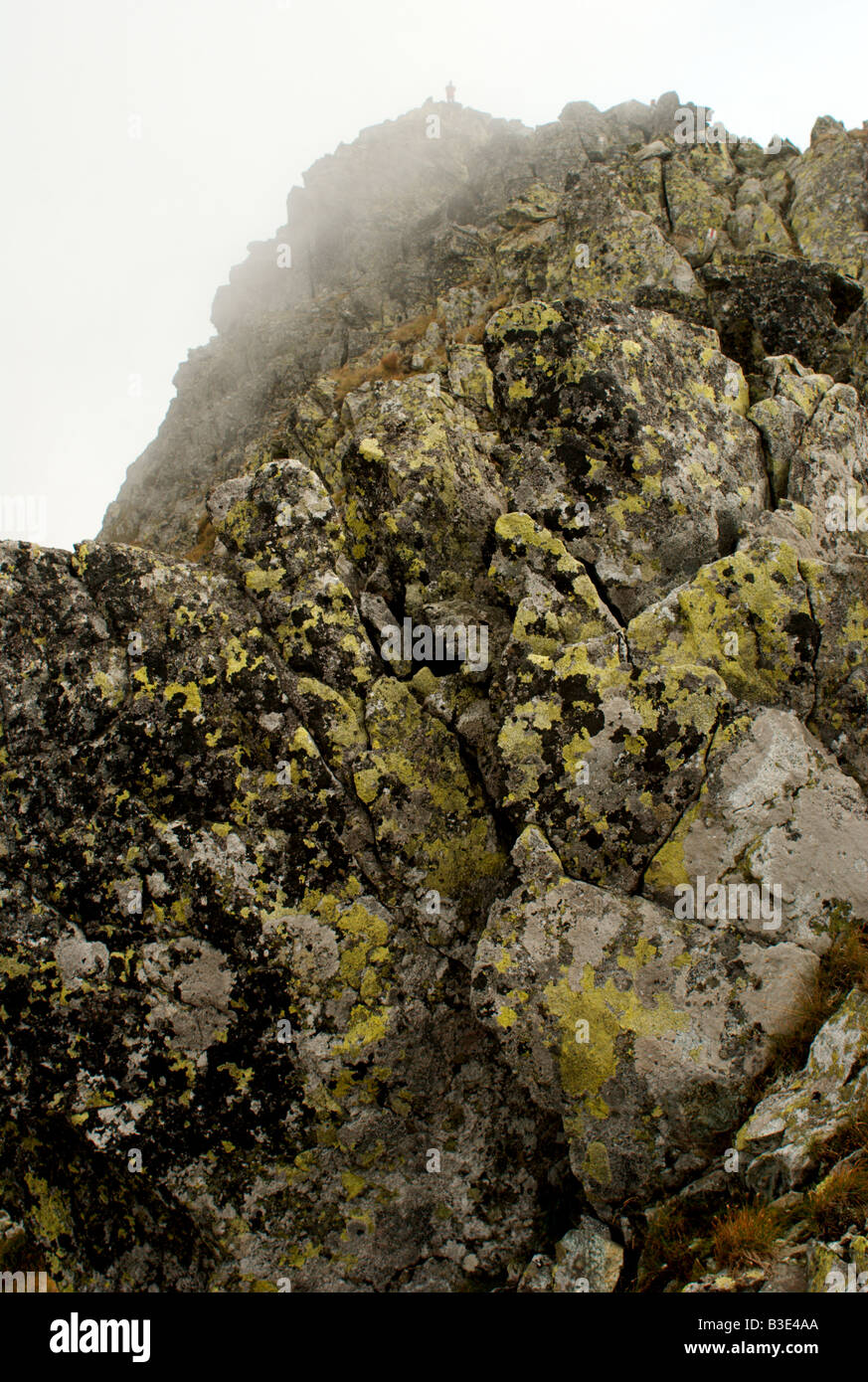 Steep way on Placlivo mount Stock Photo - Alamy