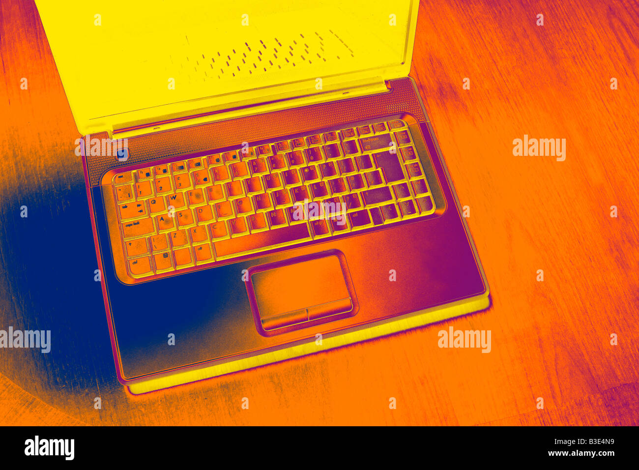 Laptop computer close up Stock Photo - Alamy