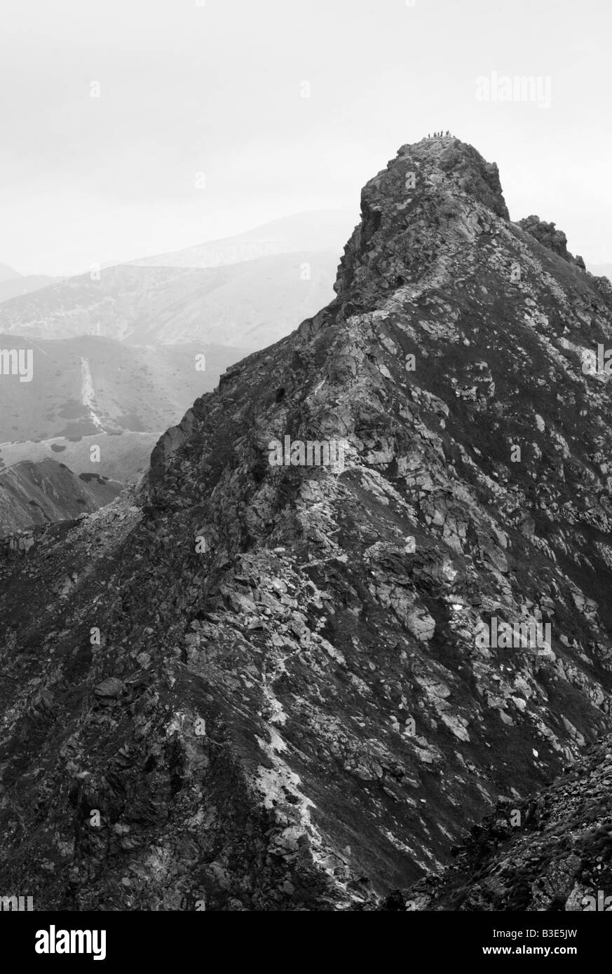 Ostry Rohac detail B&W Stock Photo - Alamy