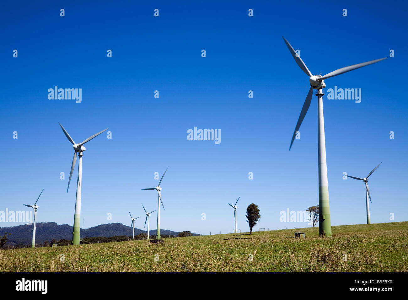 Wind turbines - Ravenshoe, Queensland, AUSTRALIA Stock Photo - Alamy