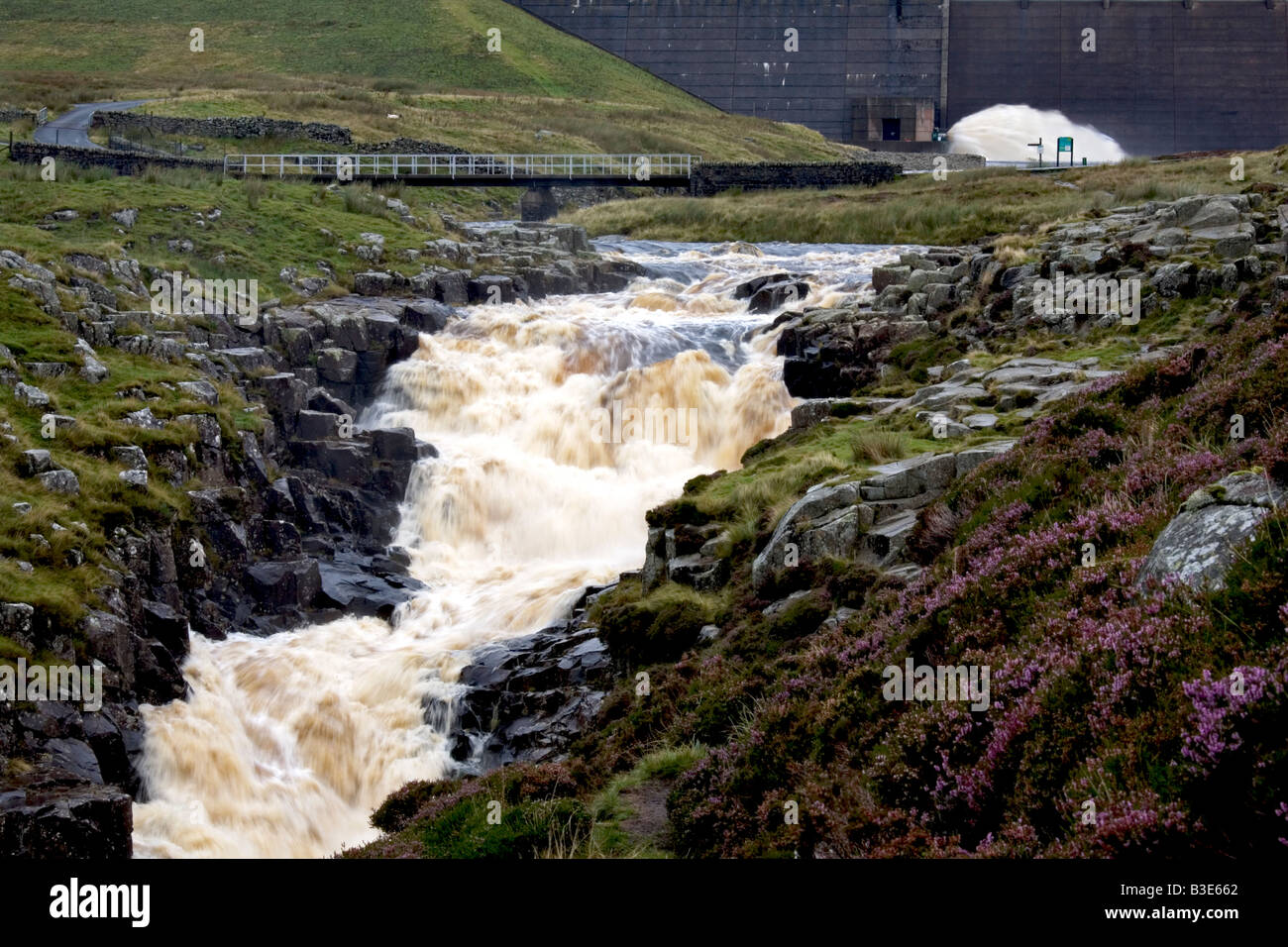 Cauldron Snout waterfall Upper Teesdale Stock Photo - Alamy