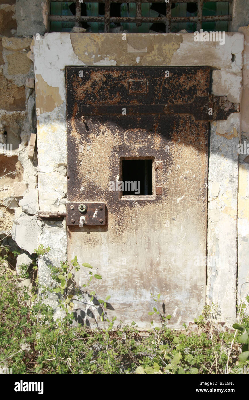 Detail Bars Old Prison Jail Stock Photos & Detail Bars Old Prison Jail ...