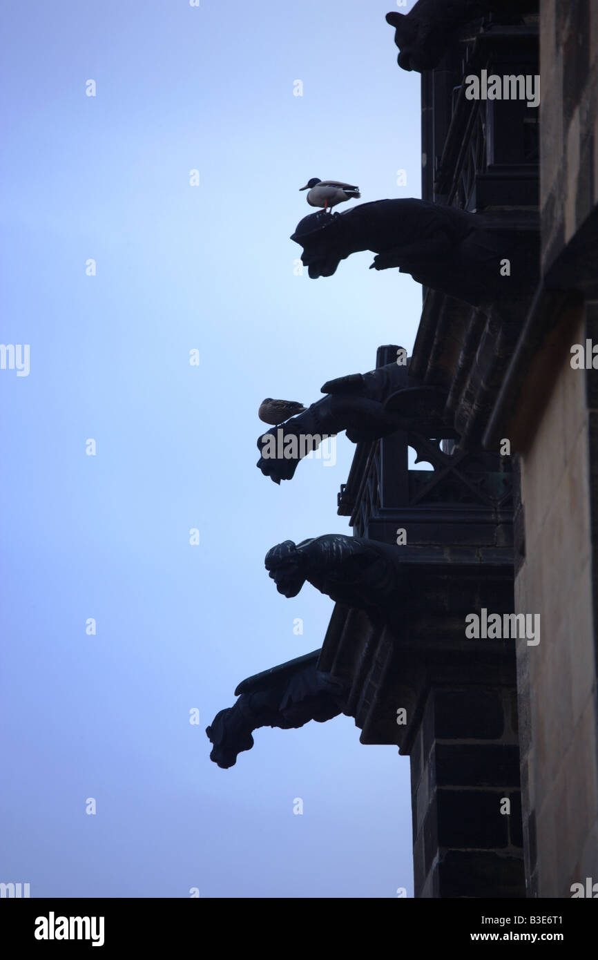 Gargoyles on st vitus cathedral hi-res stock photography and images - Alamy