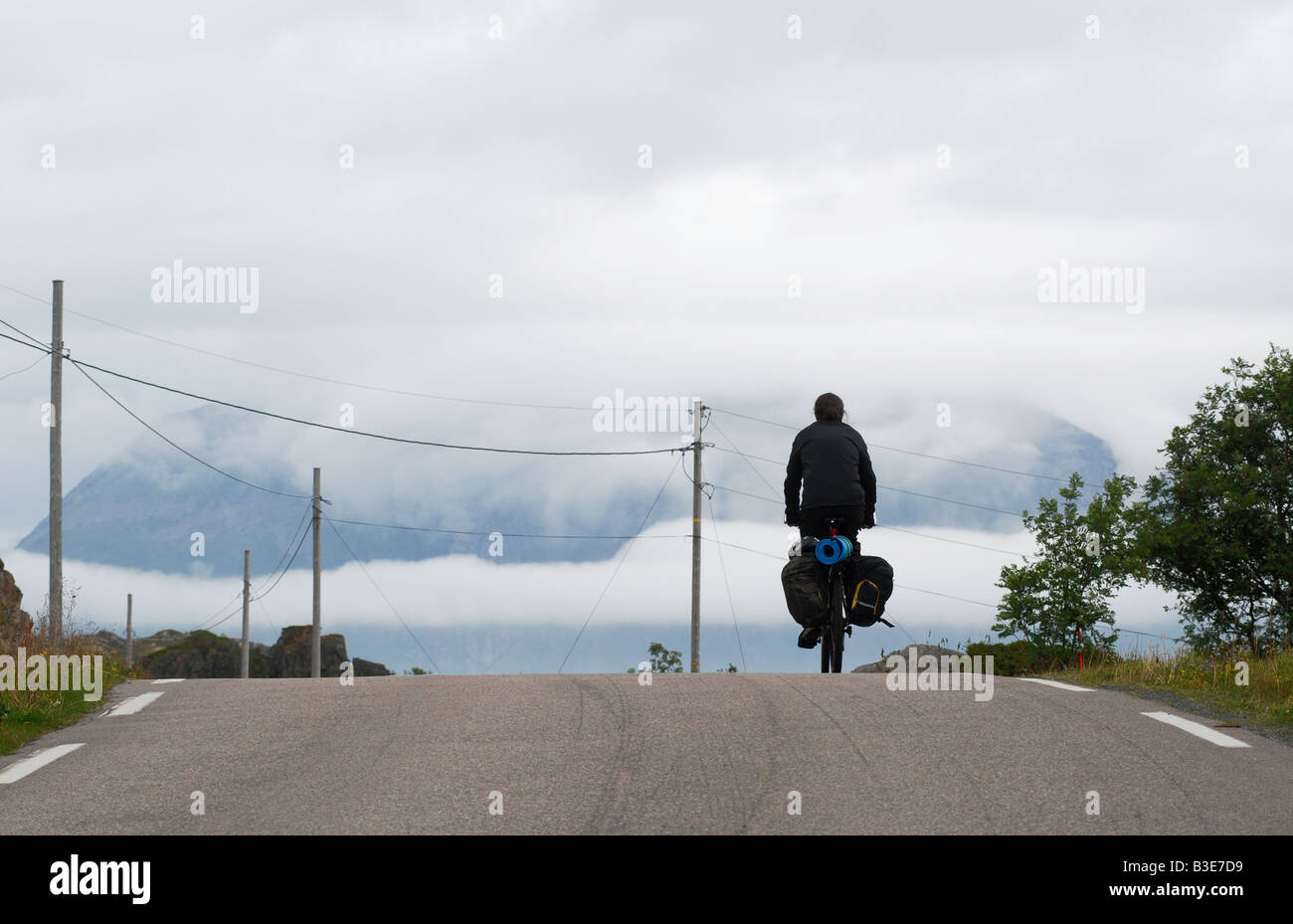 Lofoten islands norway bike hi-res stock photography and images - Alamy