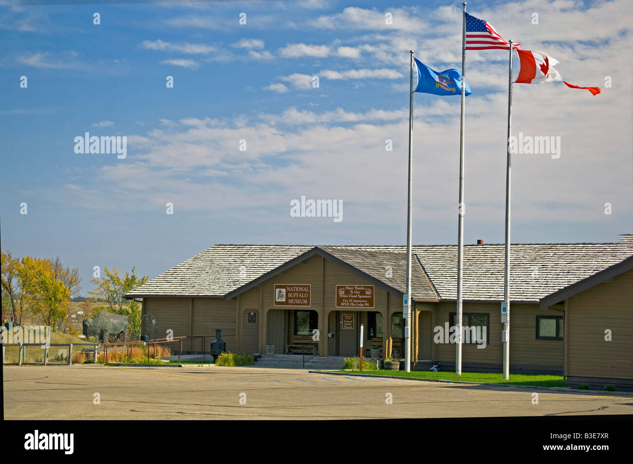 The National Buffalo Museum near Jamestown North Dakota Stock Photo - Alamy