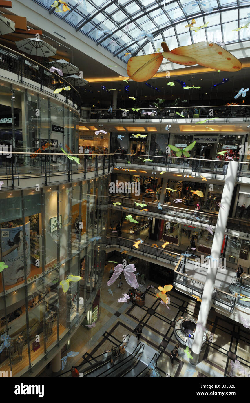 Prague Palladium shopping mall Stock Photo - Alamy