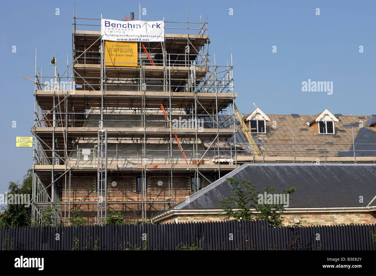 New Build Construction Work Stock Photo - Alamy