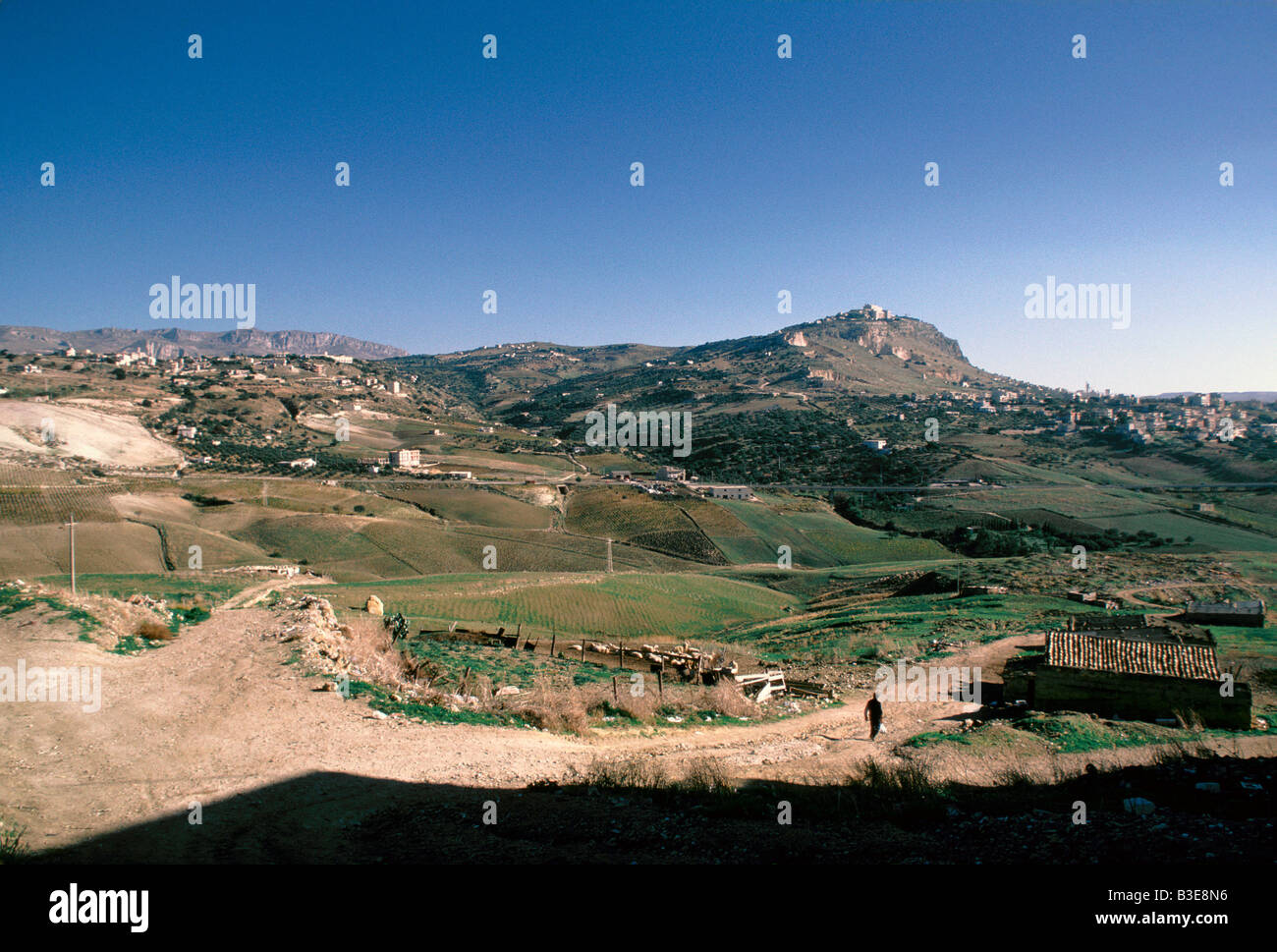 a landscape view of rural scicily, southern italy Stock Photo - Alamy